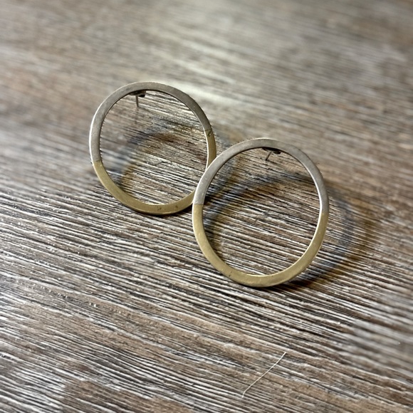 Jewelry | Silver And Gold Hoop Earrings | Poshmark